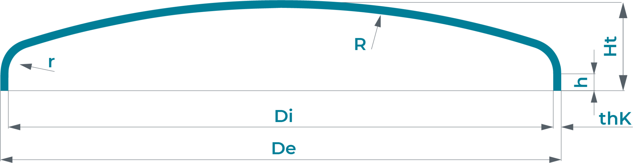 Shallow Dished Head - Inox Fondi